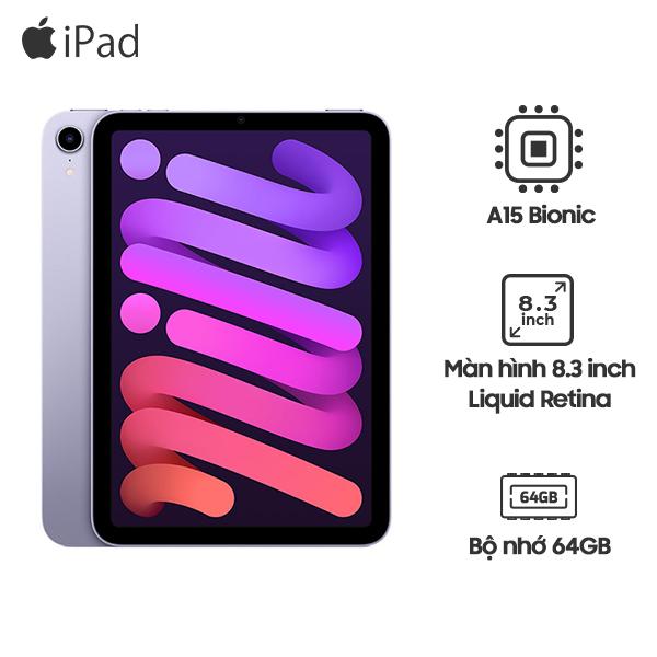 iPad Mini 6 8.3 inch 2021 Wifi 64GB Chính Hãng | Giá ưu đãi, Hỗ trợ trả ...