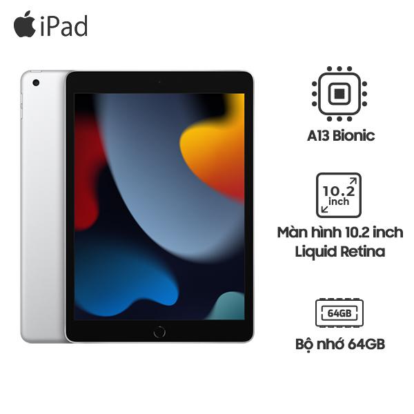 iPad Gen 9 10.2 inch Wifi 64GB - Chính hãng Apple, trả góp 0%