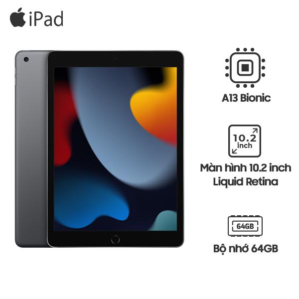 iPad Gen 9 10.2 inch 4G 64GB chính hãng | Giá rẻ, trả góp 0%