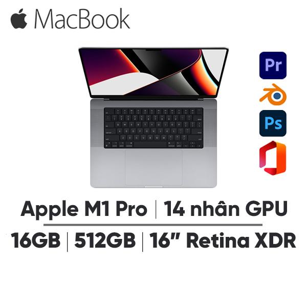 MacBook Pro M1 Pro 16 Inch (16GB/512TB) Cũ 99% | Giá Tốt Nhất, BH 12 Tháng